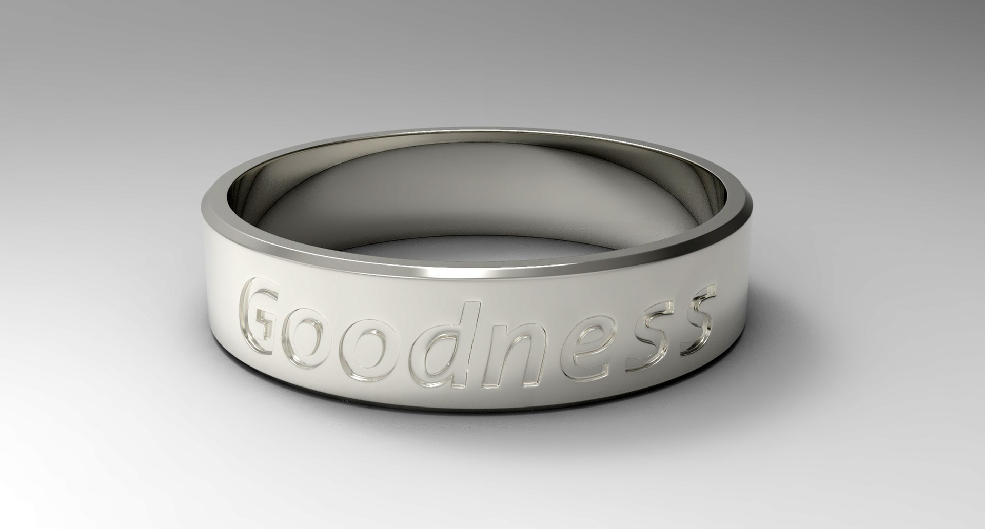 3D Goodness Ring Silver Model - TurboSquid 1891165
