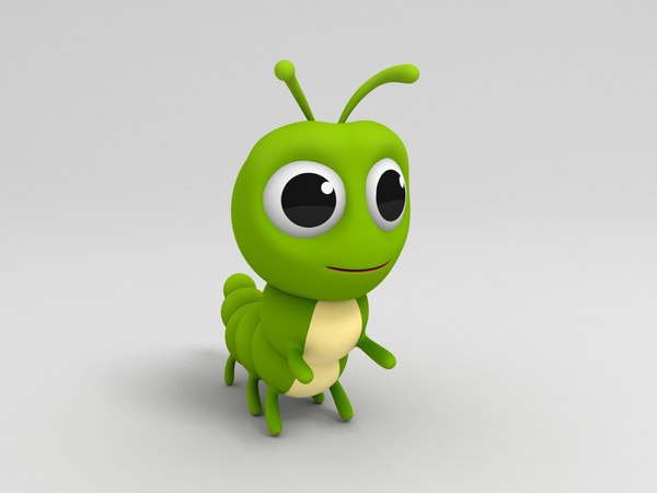Cartoon Worm 3D Models for Download | TurboSquid