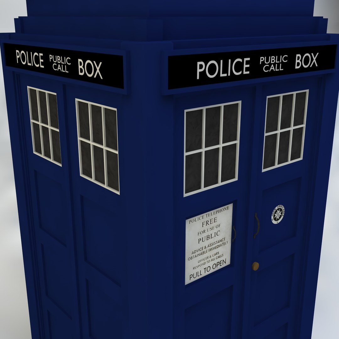 Tardis Doctor 3d Model