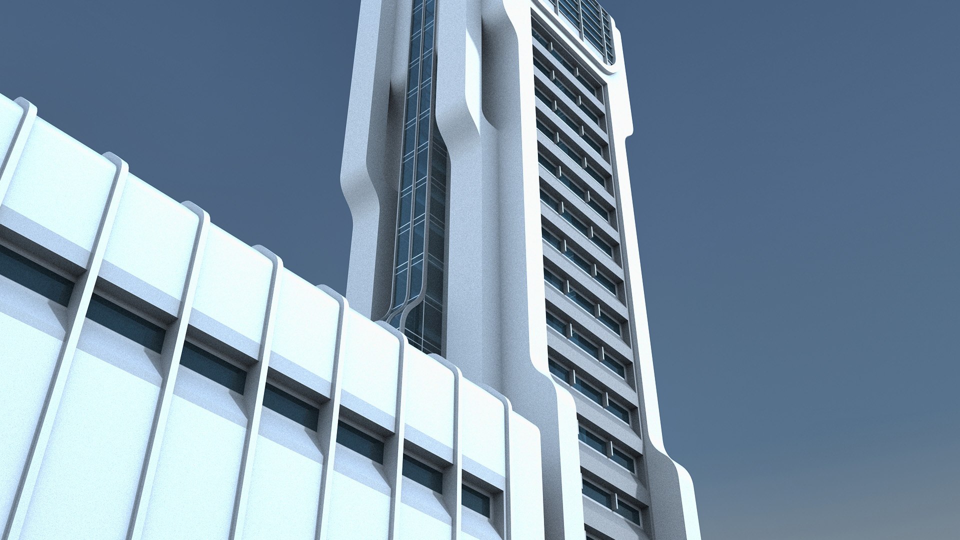 Future Building 012 3D - TurboSquid 2039533