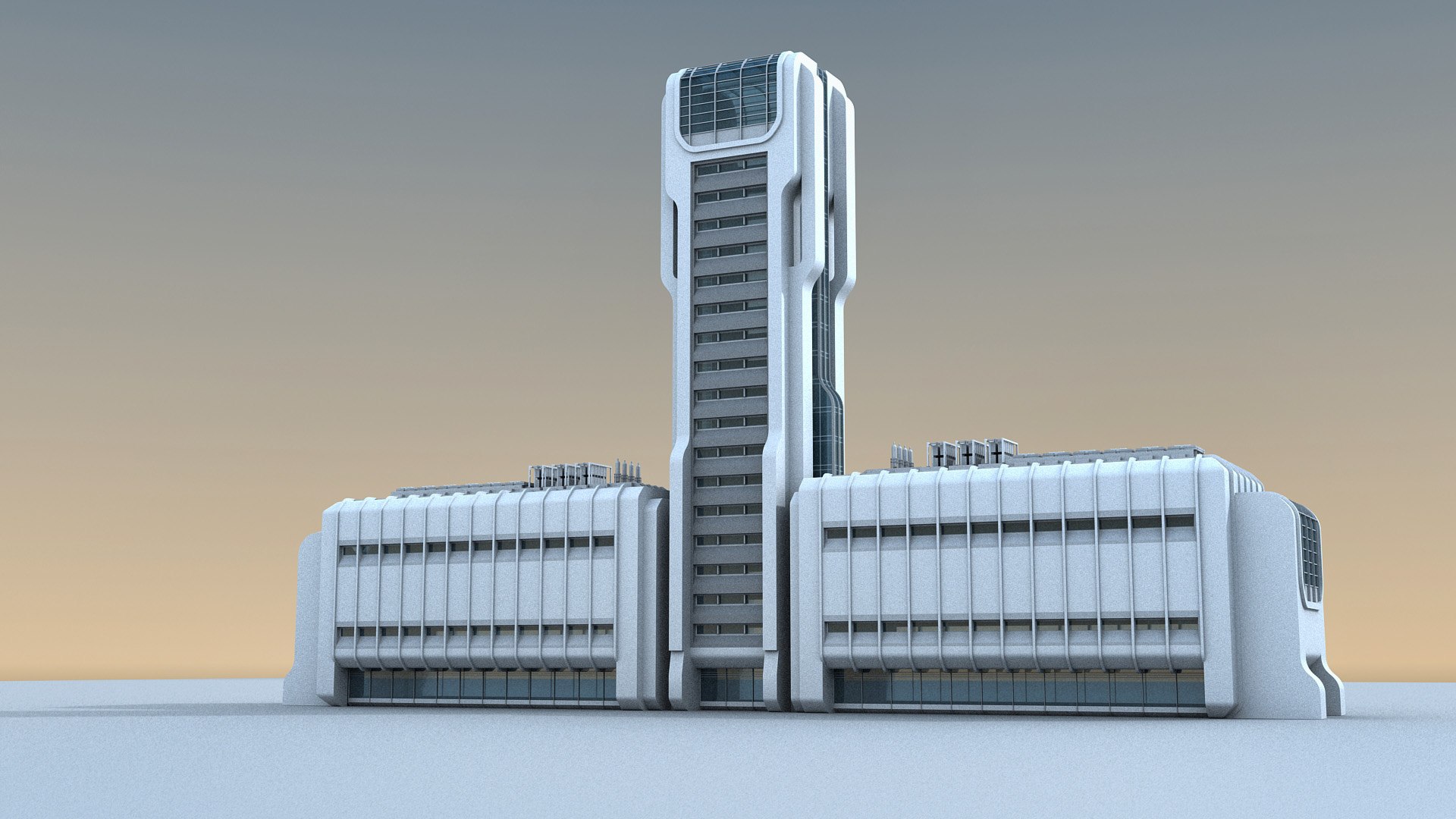 Future Building 012 3D - TurboSquid 2039533