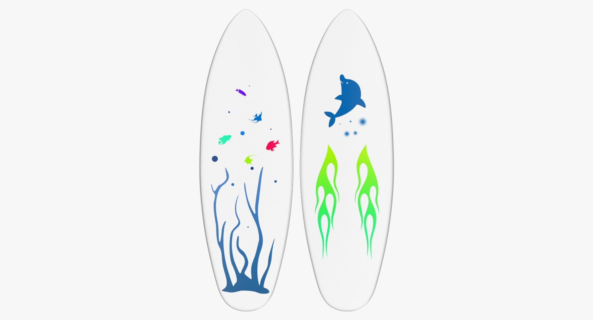 surfboard board obj
