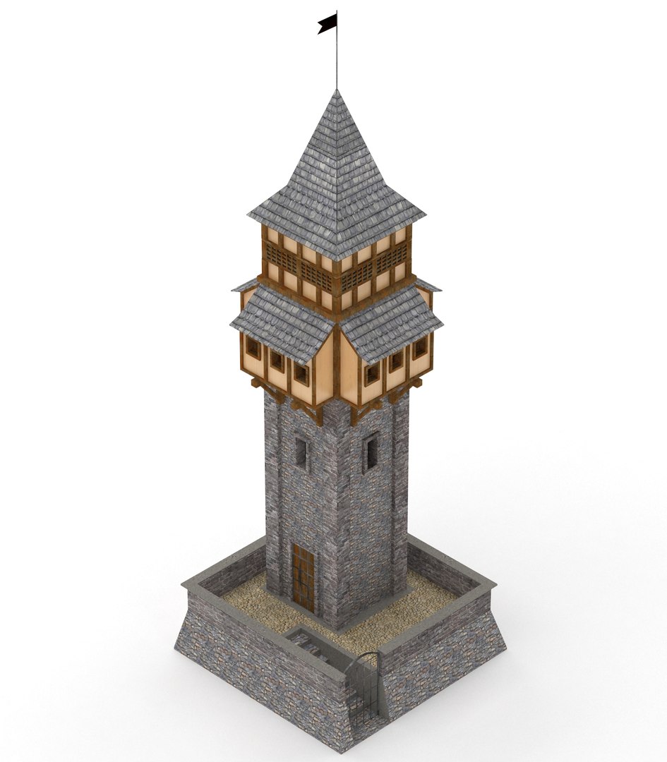3D Tower - TurboSquid 1375264