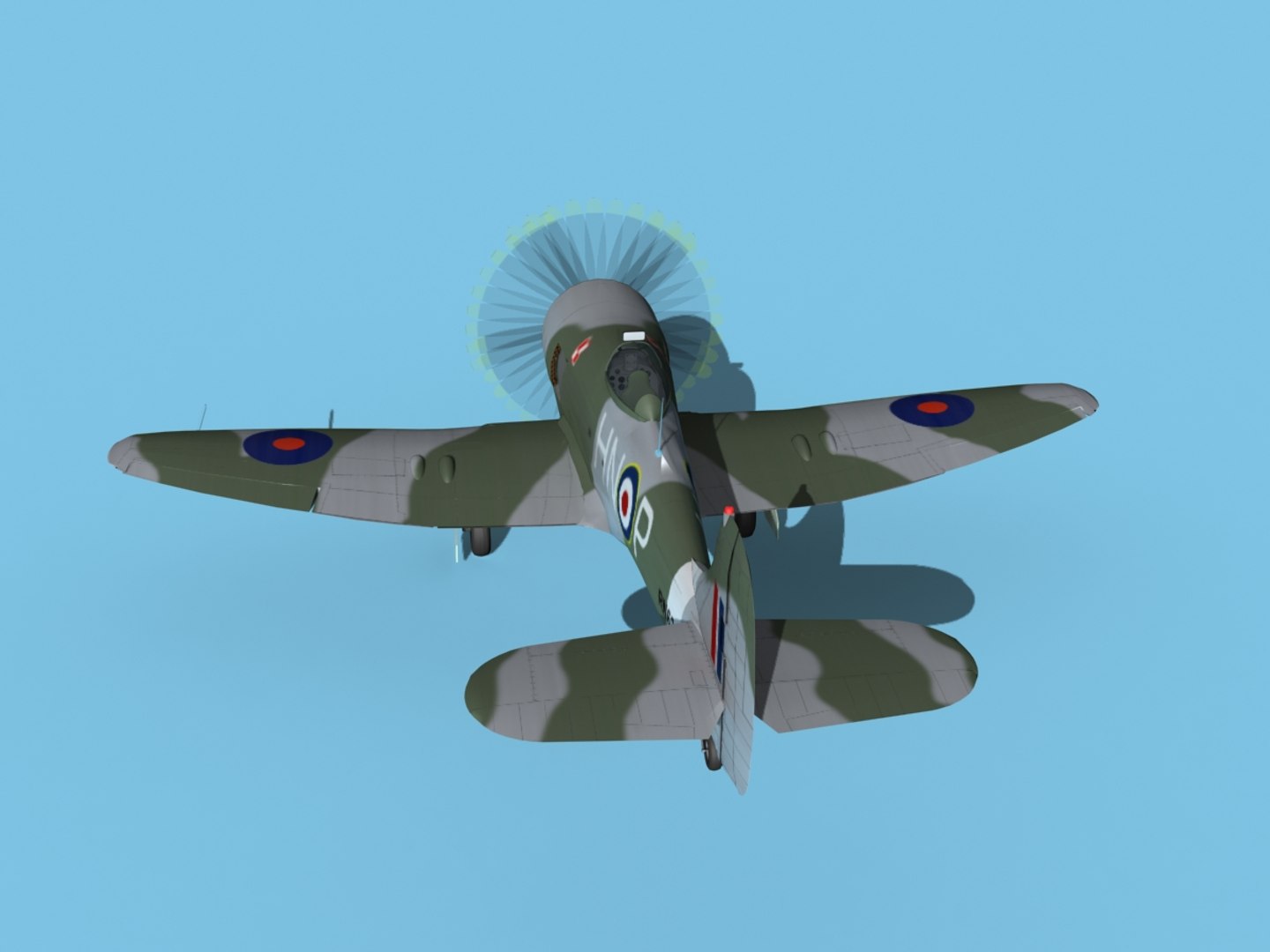 Propeller hawker tempest 3D - TurboSquid 1489313