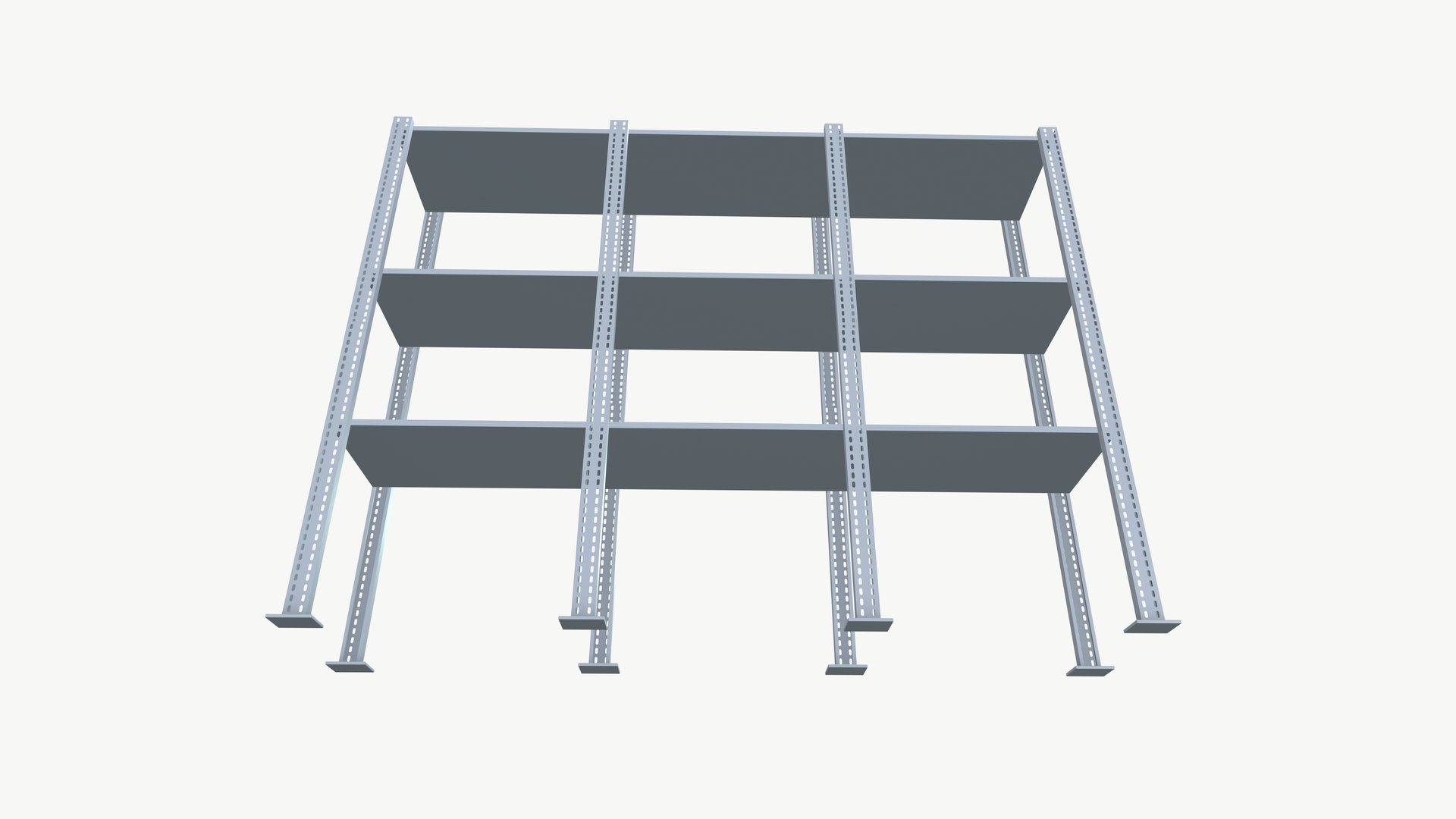 3D Industrial Rack Model - TurboSquid 2429527