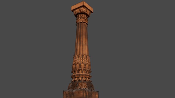 modelo 3d Pilar de un templo antiguo - TurboSquid 2278992
