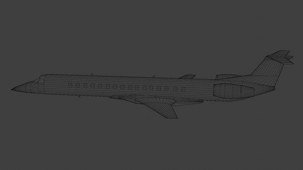 3D embraer e145 model - TurboSquid 1663773