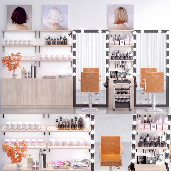 Beauty Salon 3D Models for Download | TurboSquid