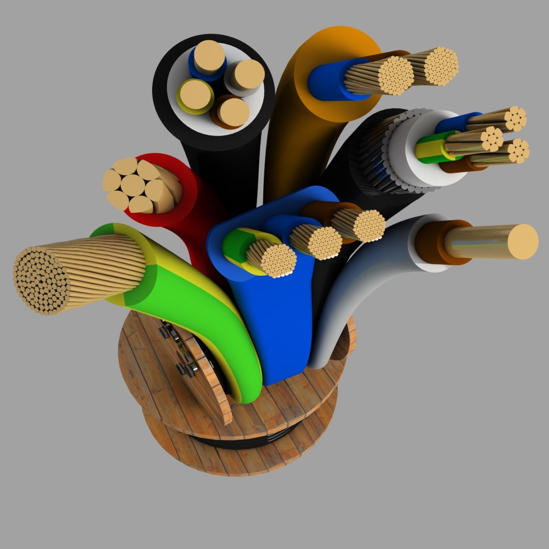 Cable Scene 3D - TurboSquid 1170363