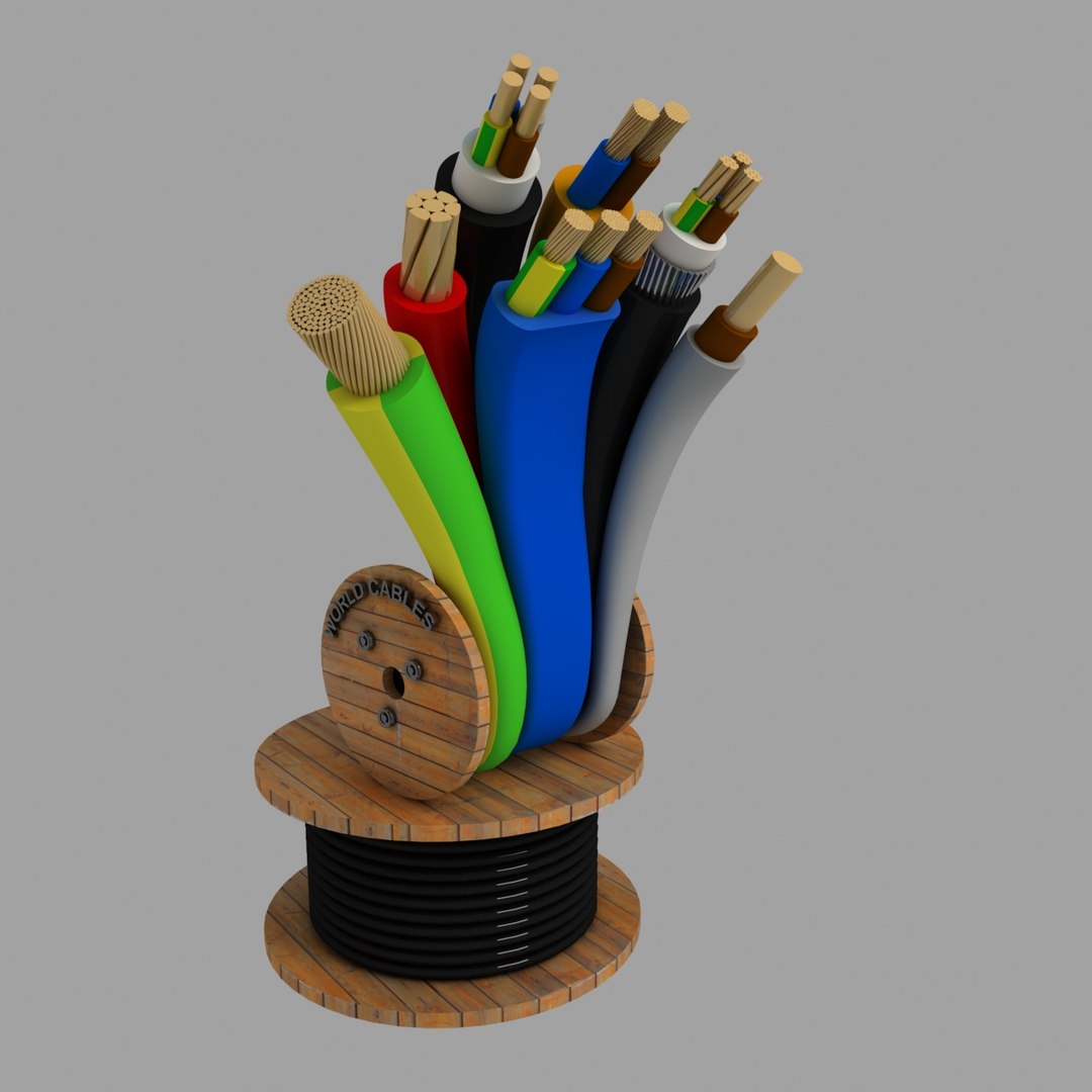 Cable Scene 3D - TurboSquid 1170363