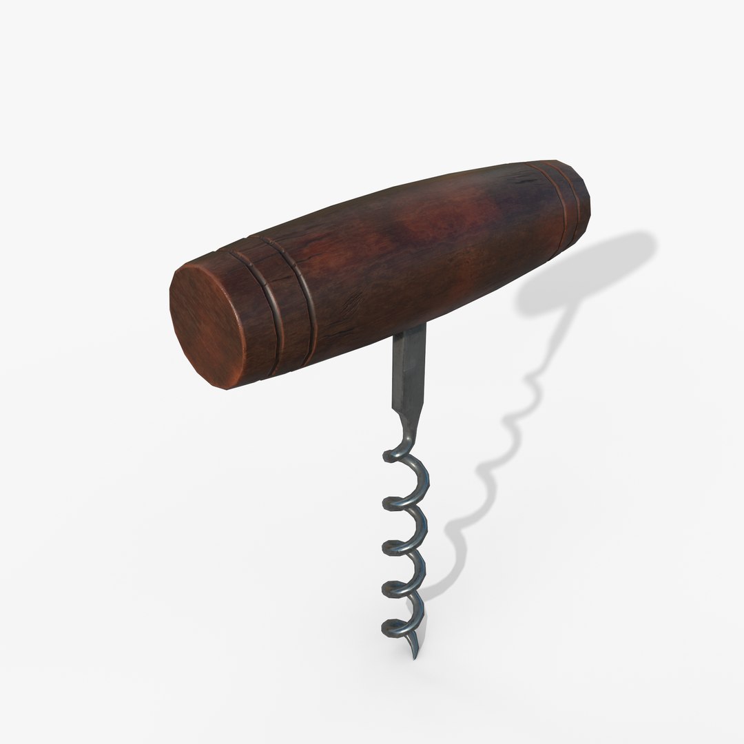 Wine Corkscrew 3D Model - TurboSquid 2082089