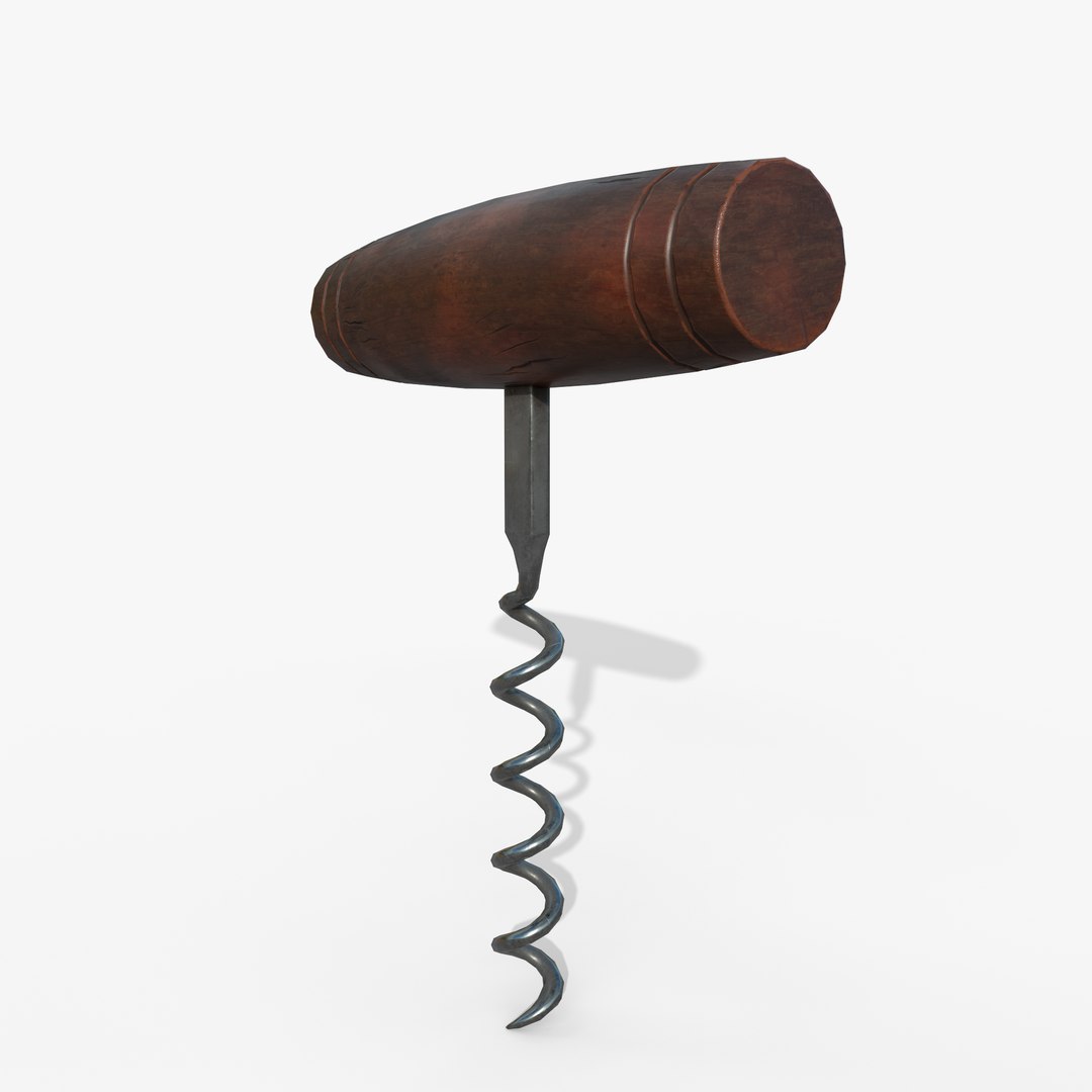 Wine Corkscrew 3D Model - TurboSquid 2082089