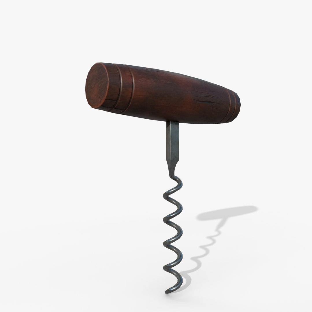 Wine Corkscrew 3D Model - TurboSquid 2082089