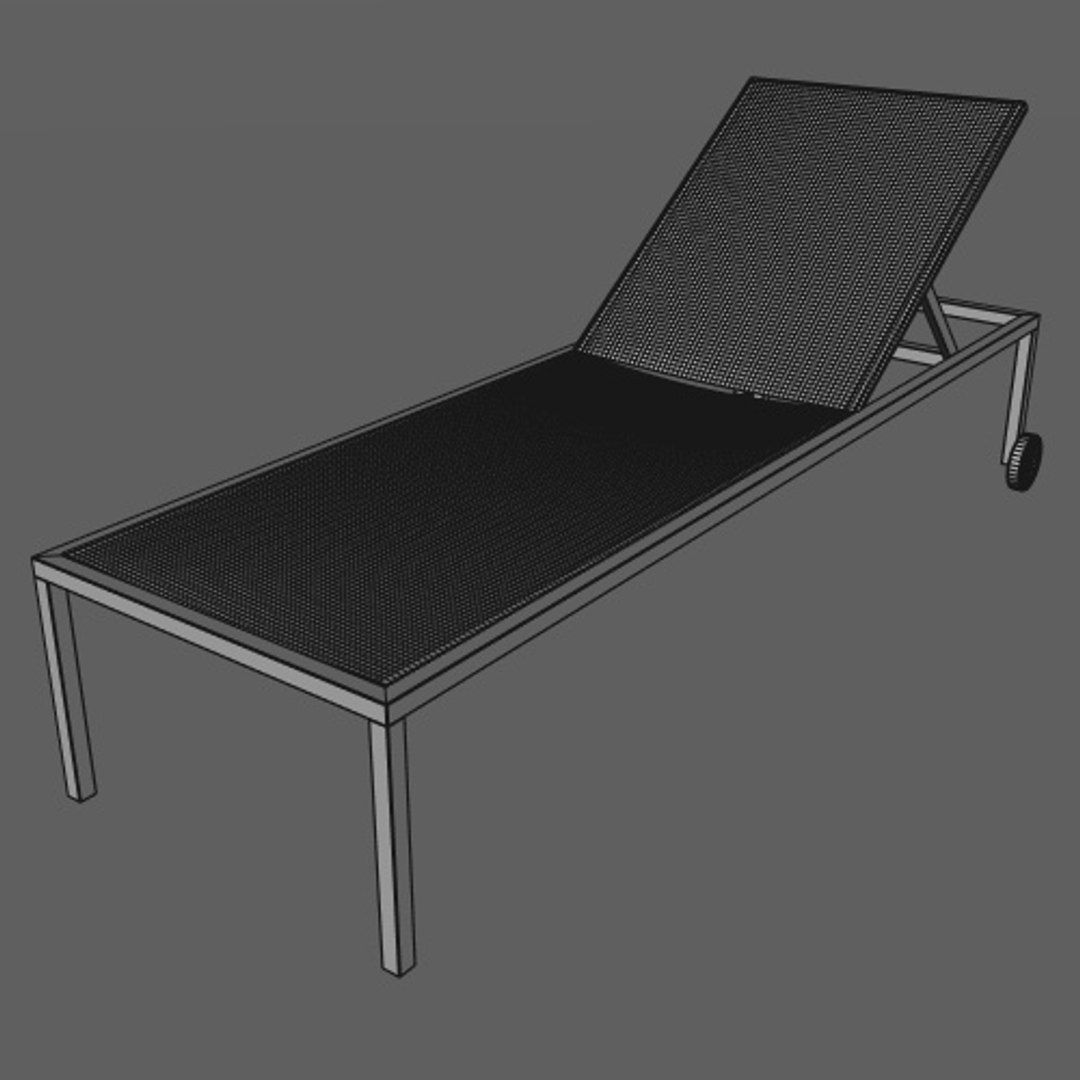 3ds Max Pool Chair