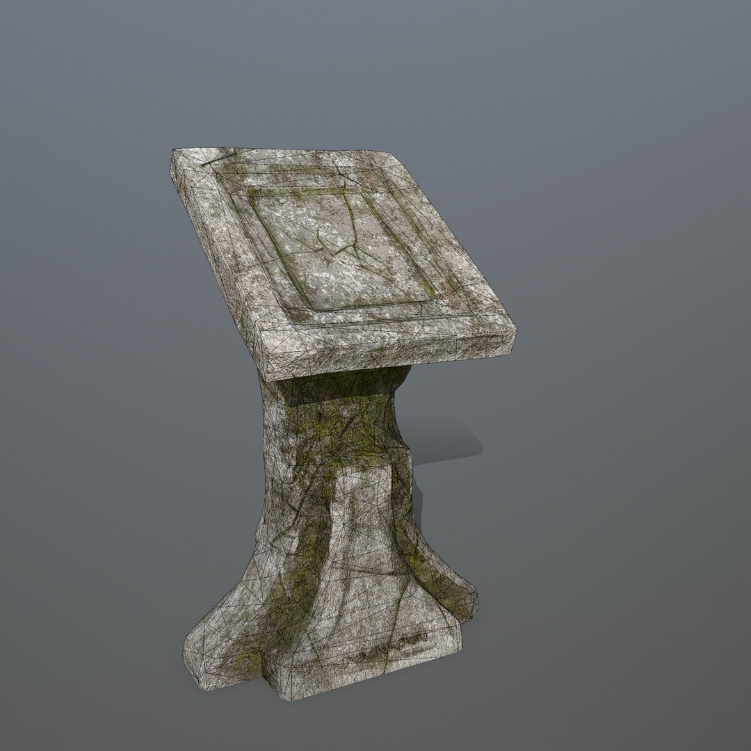 Lectern 3D Model - TurboSquid 1661397