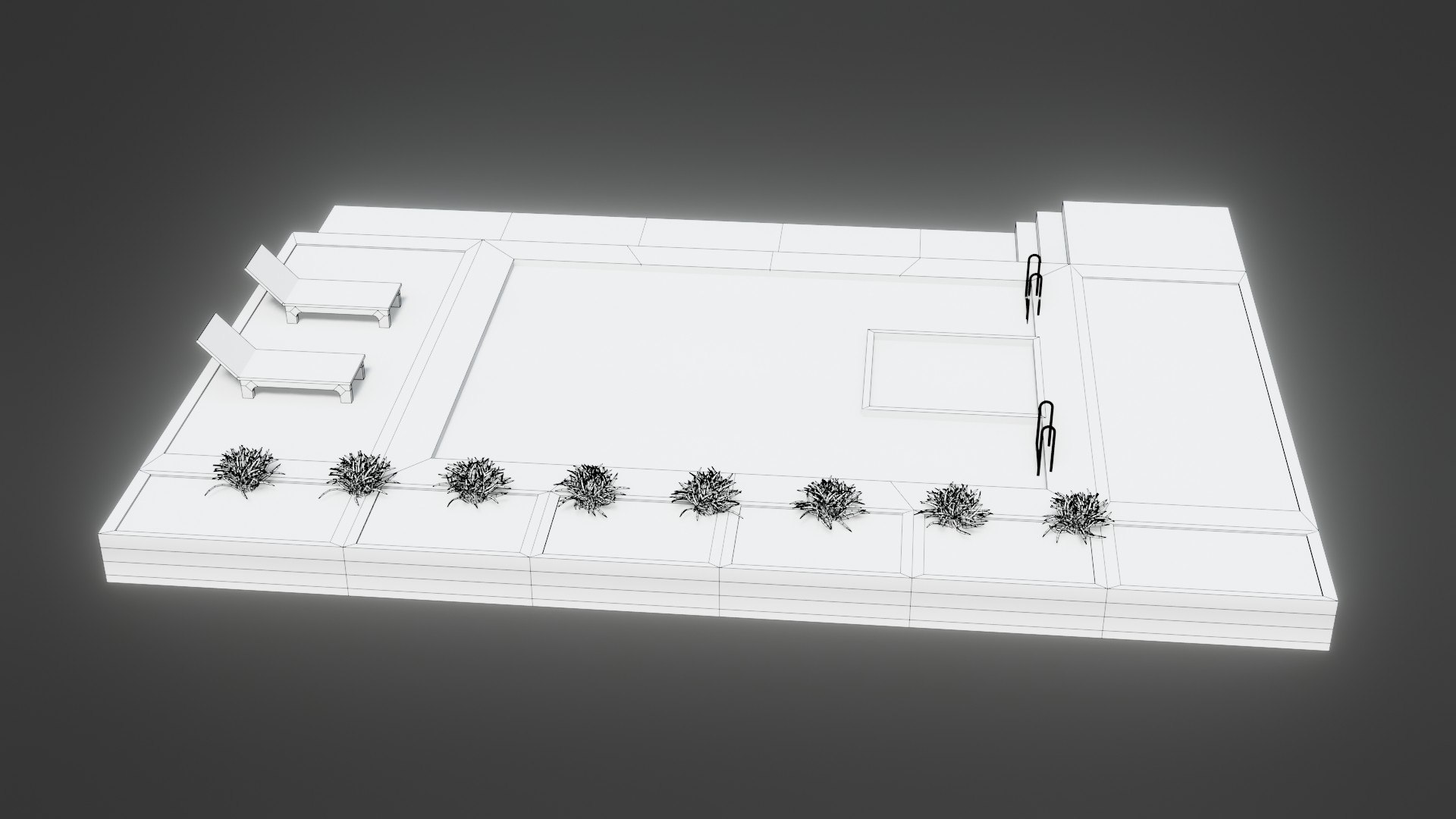 3D Swimming Pool - Low Poly - GameReady model - TurboSquid 1727112