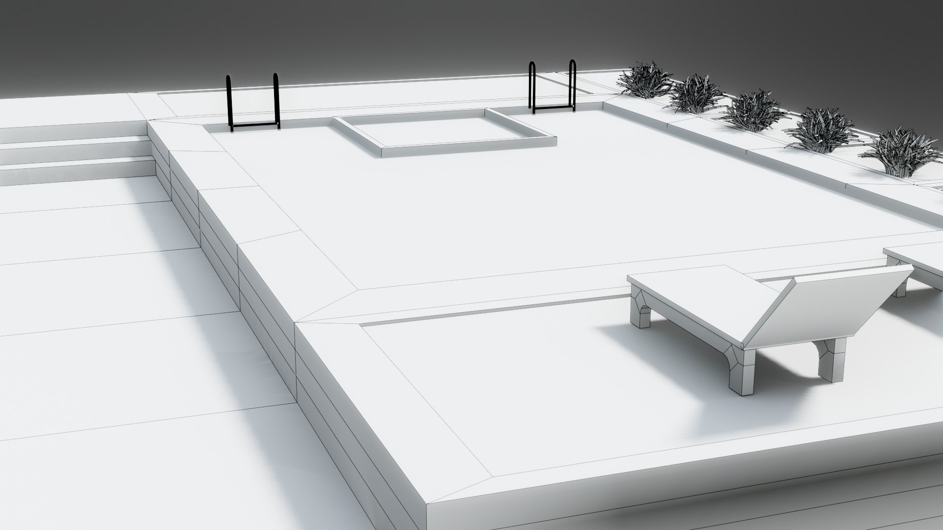 3D Swimming Pool - Low Poly - GameReady model - TurboSquid 1727112