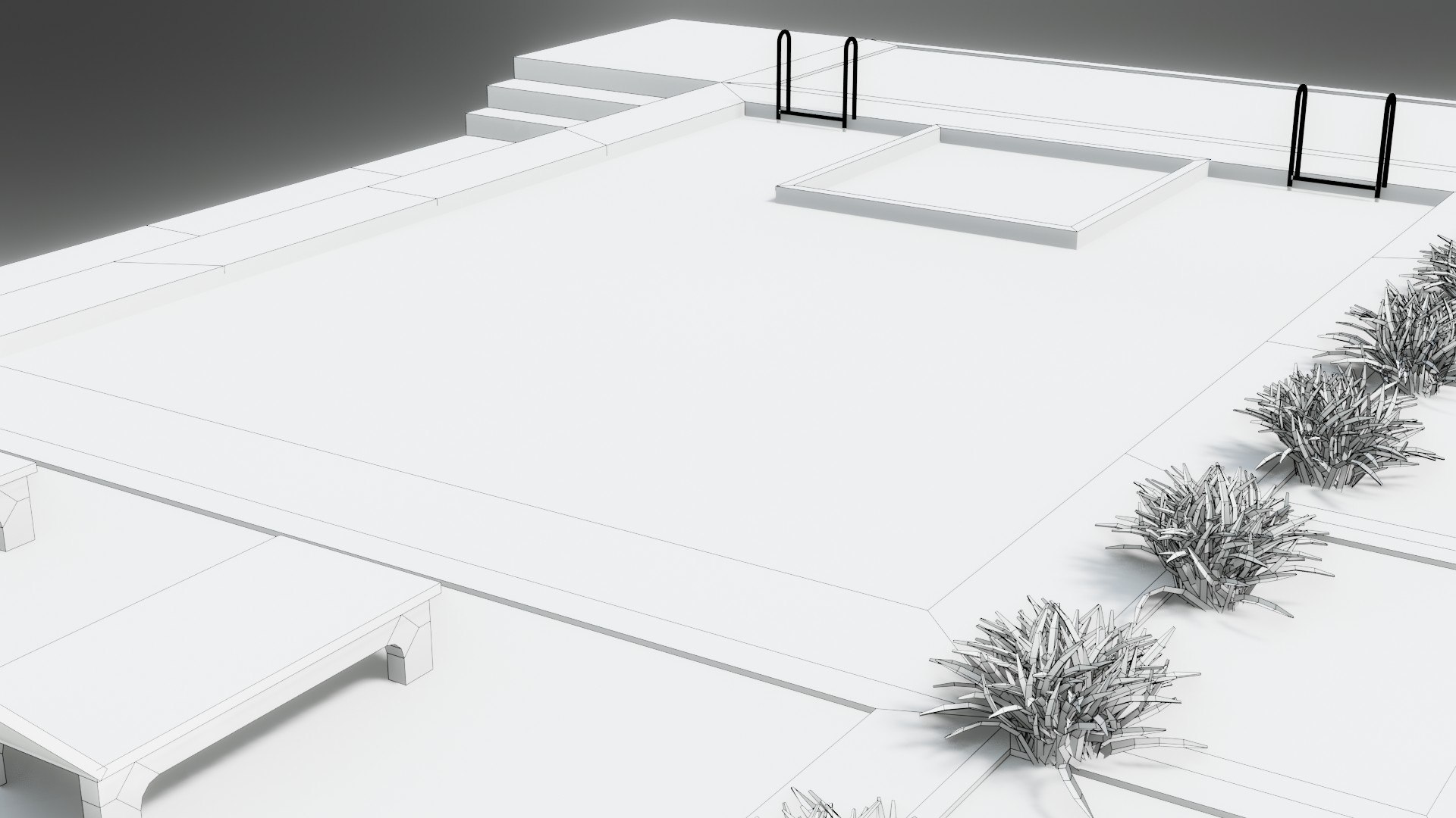 3D Swimming Pool - Low Poly - GameReady model - TurboSquid 1727112