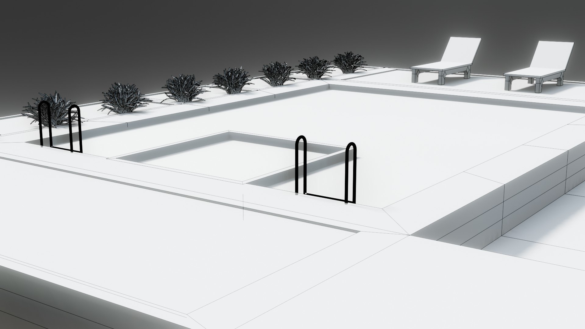 3D Swimming Pool - Low Poly - GameReady model - TurboSquid 1727112