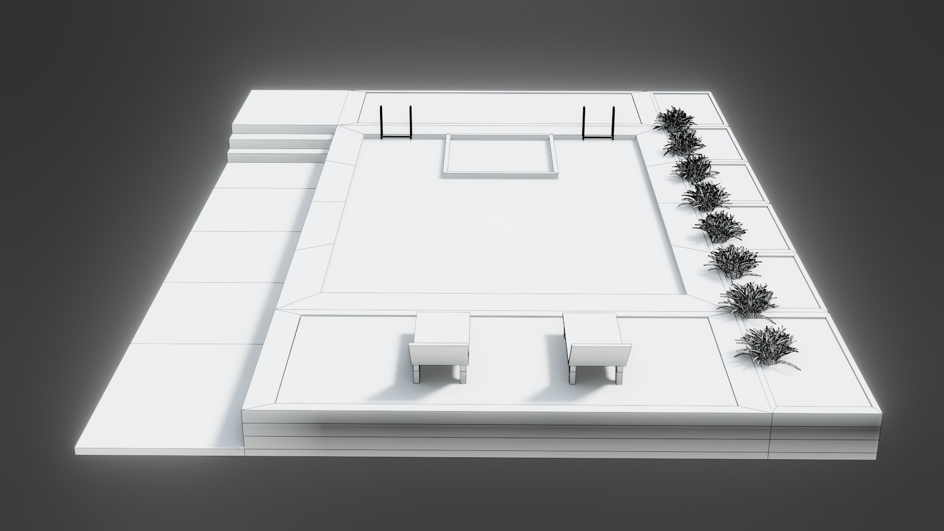 3D Swimming Pool - Low Poly - GameReady model - TurboSquid 1727112
