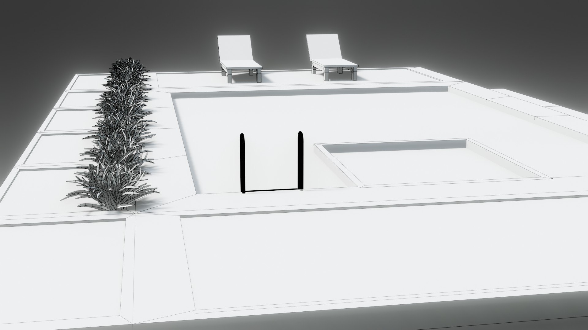 3D Swimming Pool - Low Poly - GameReady model - TurboSquid 1727112