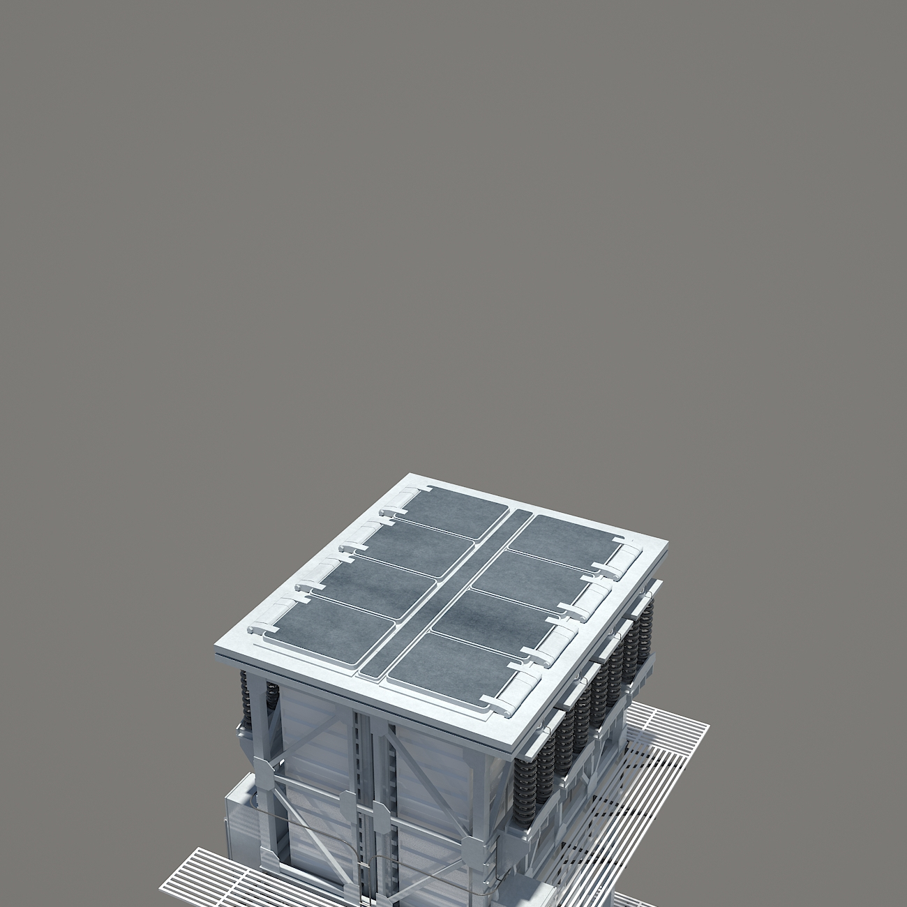 modelo 3d RIM-162 ESSM Missile + Mark-41 (VLS) - TurboSquid 1214283