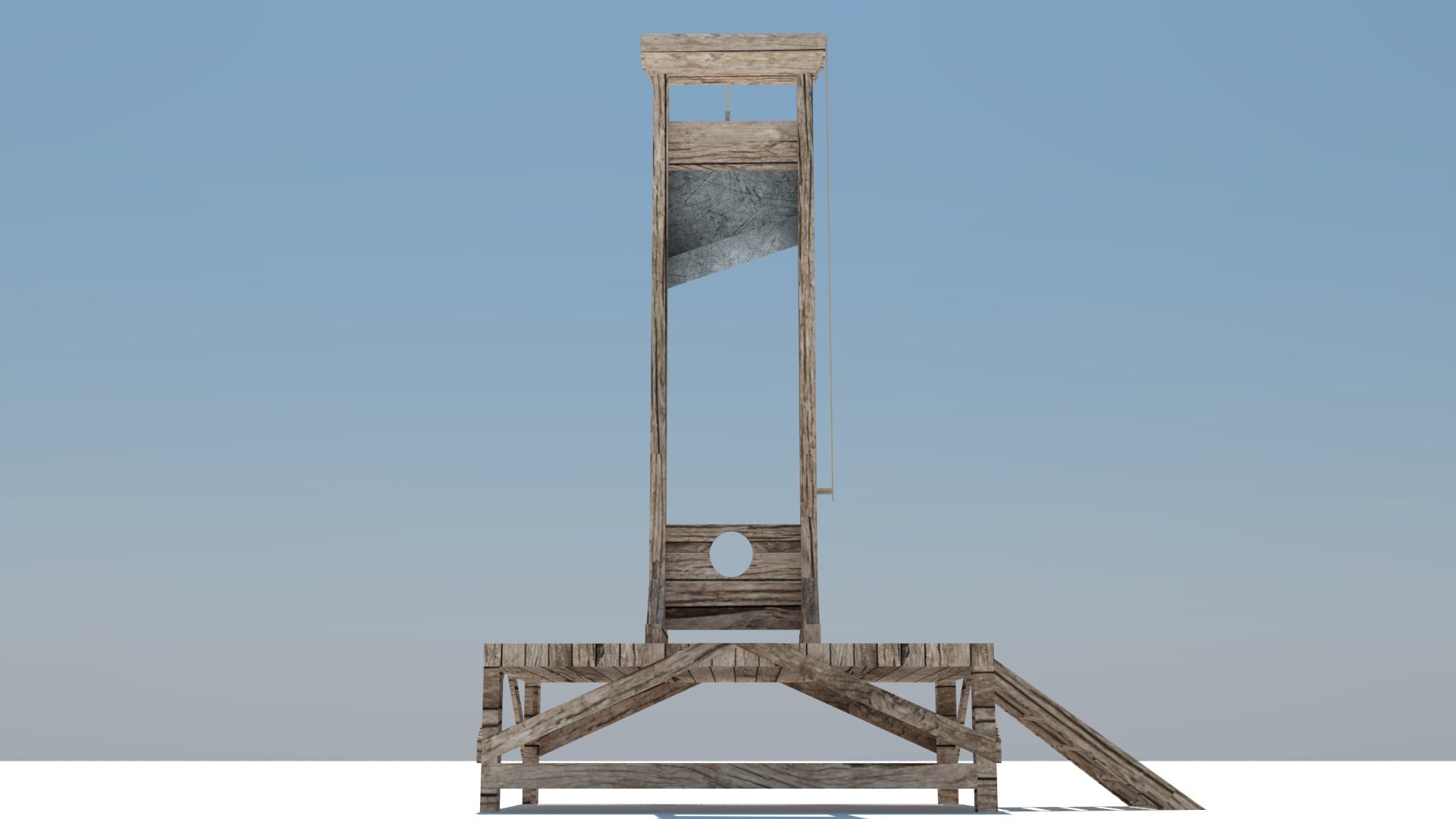 3D Guillotine - TurboSquid 1340945