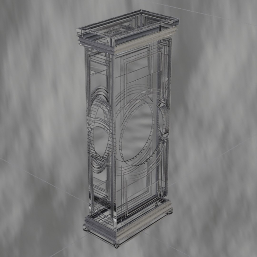 Marble Column Design Dxf