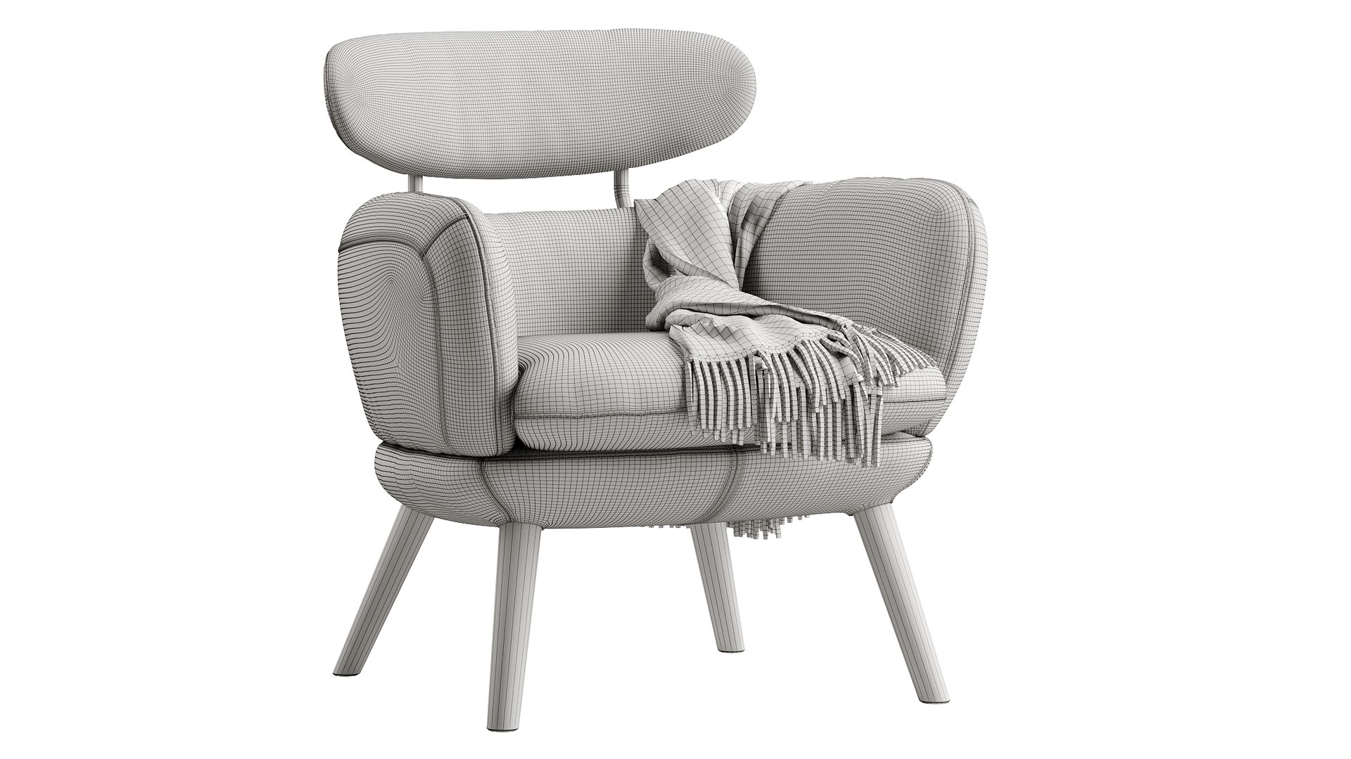 Sinclair Arm Chair 3D Model - TurboSquid 2278955