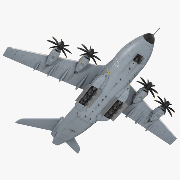 Airbus A400M Atlas 군용 수송 항공기 리지드 3D 모델 - TurboSquid 1550640
