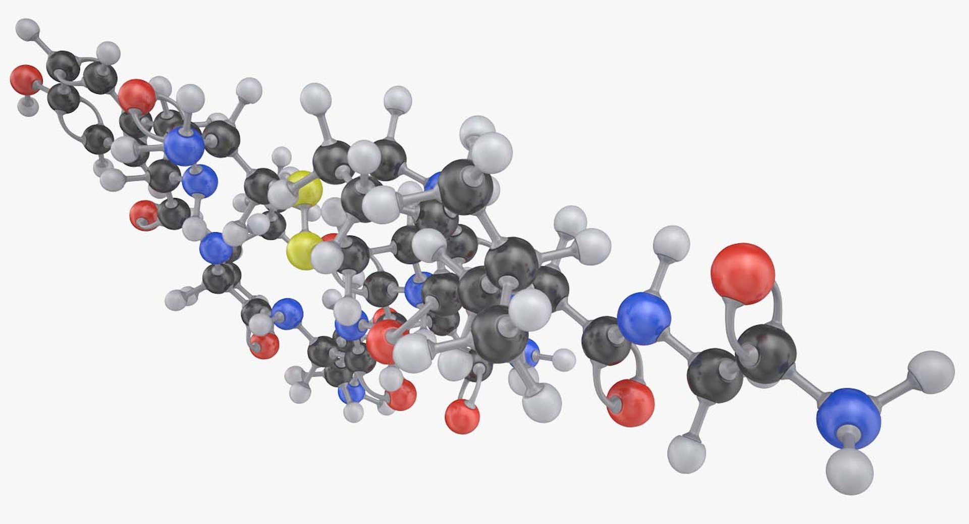 3D Model Oxytocin Molecule - TurboSquid 1159888
