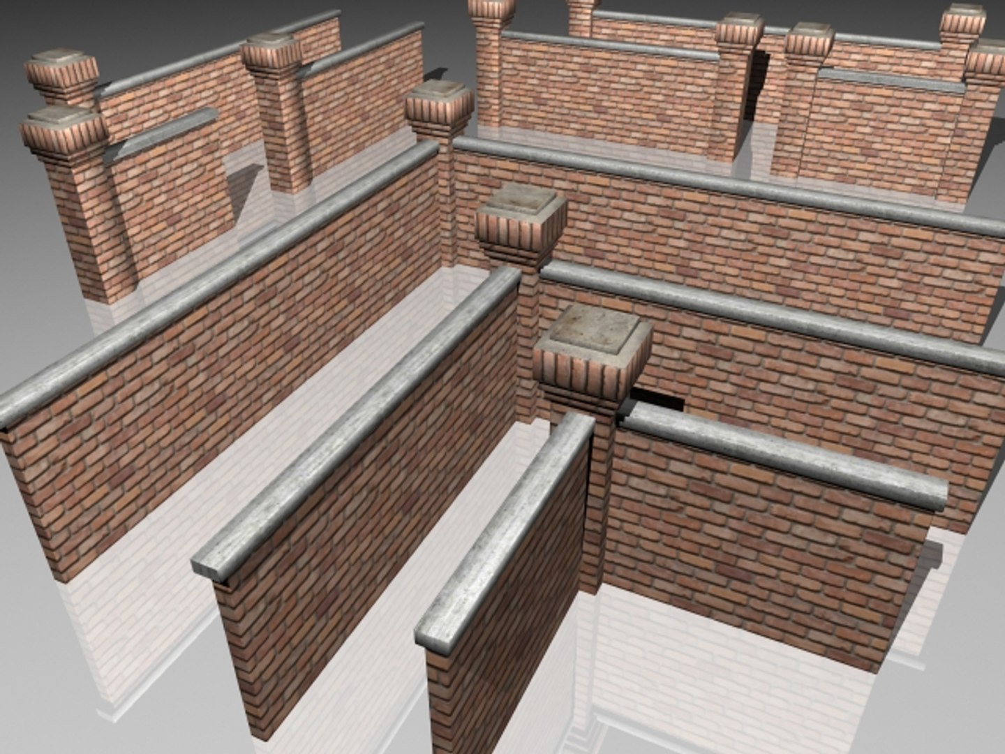 Pack Brick Walls Modular Max Free