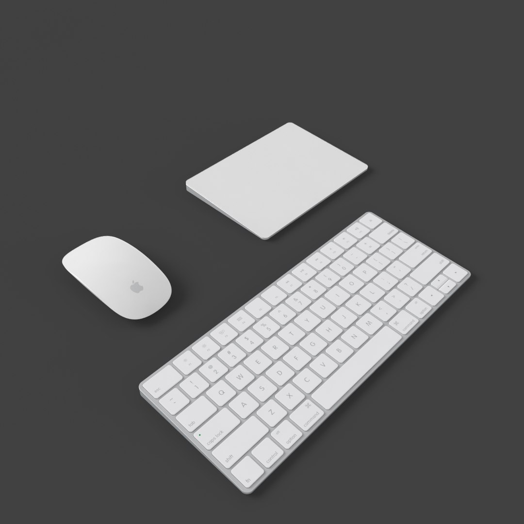 2015 Peripheral Apple Keyboard 3d Model