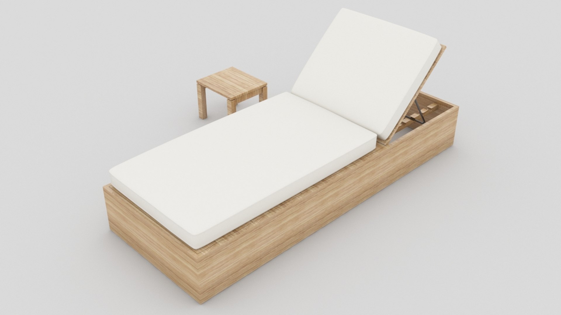 Lounge Chair Pool Model - TurboSquid 1374533