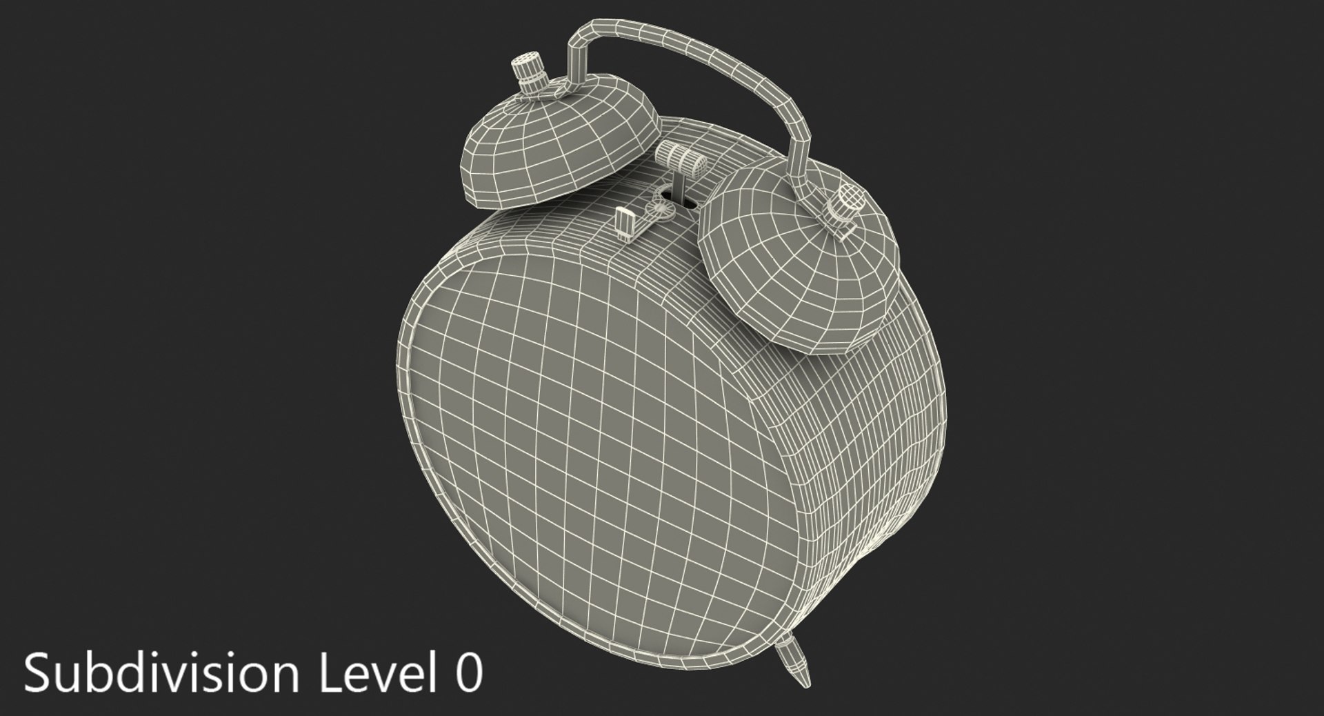 3D Old Fashion Alarm Clock - TurboSquid 1223733