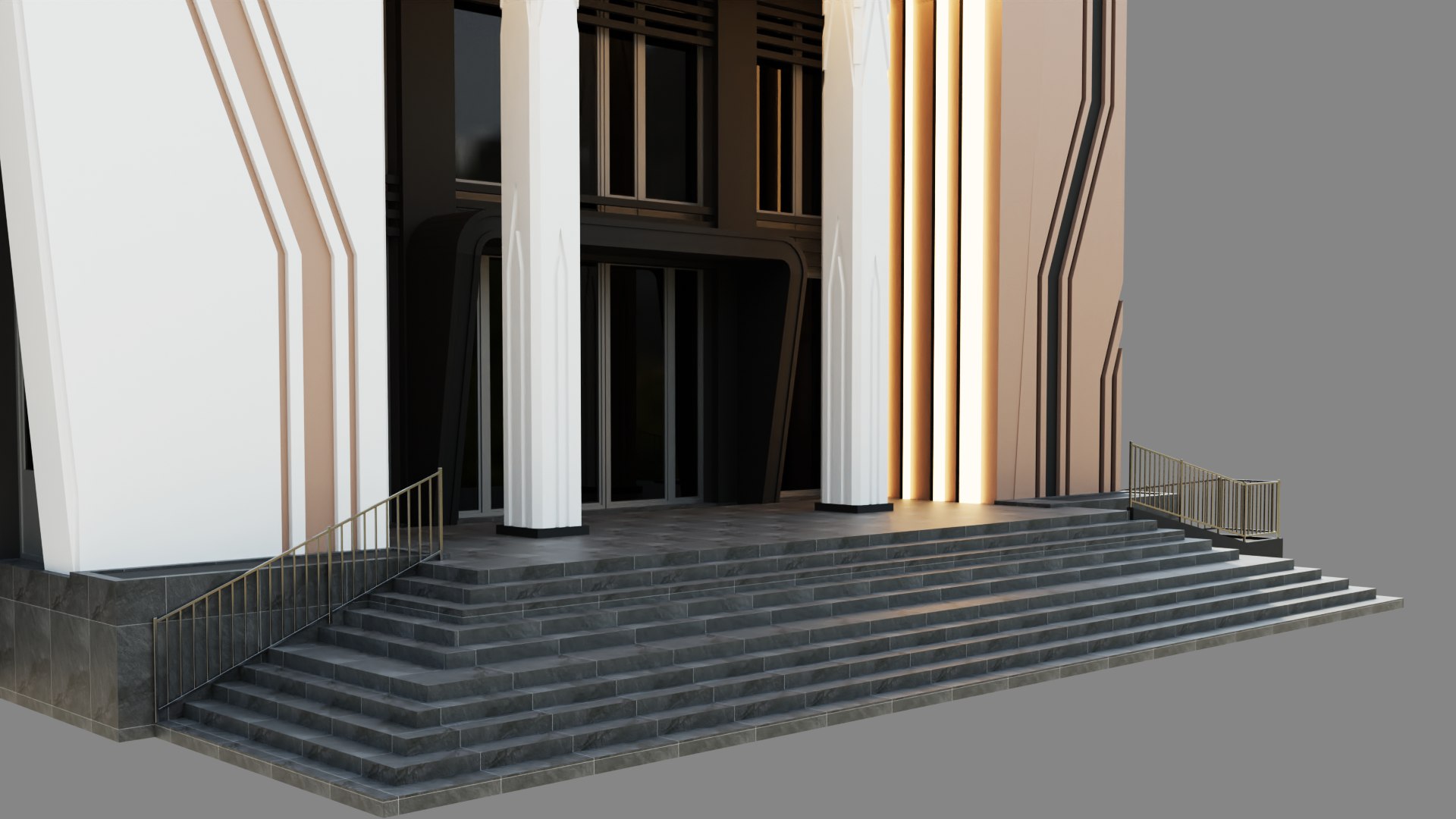 Theatre Building 3D Model - TurboSquid 2029082