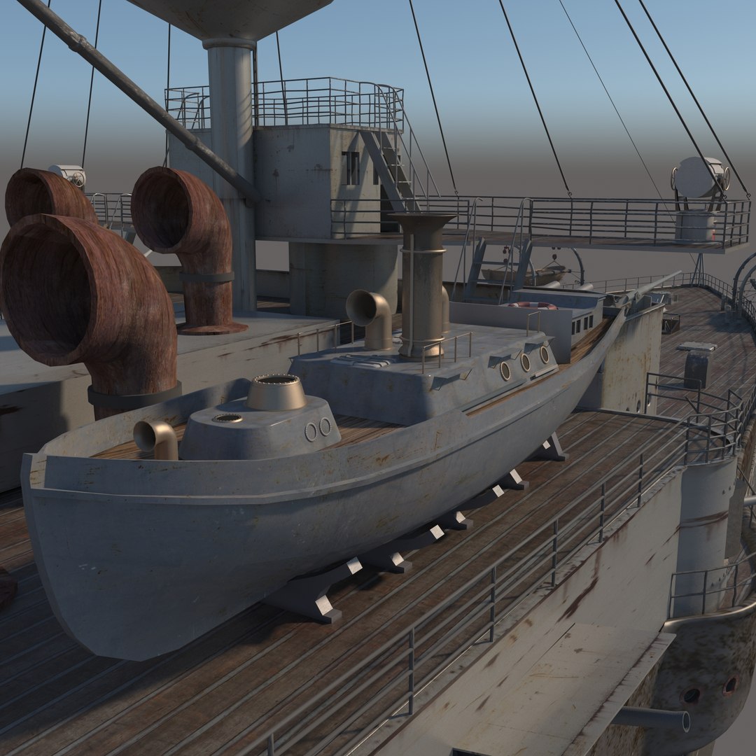 Battleship Hms Ocean 3D - TurboSquid 1408779