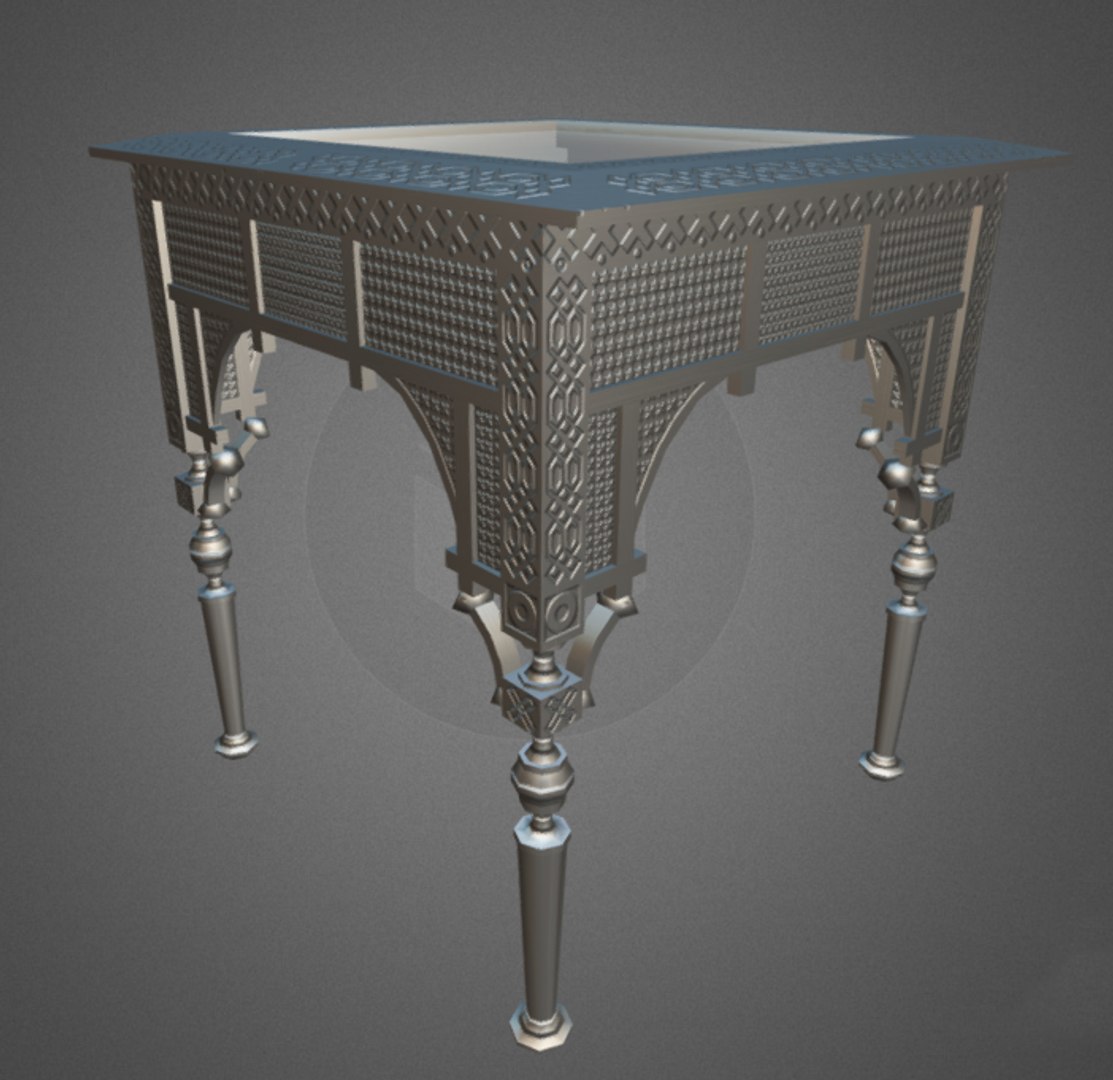 Arabe Table Model - TurboSquid 1291347