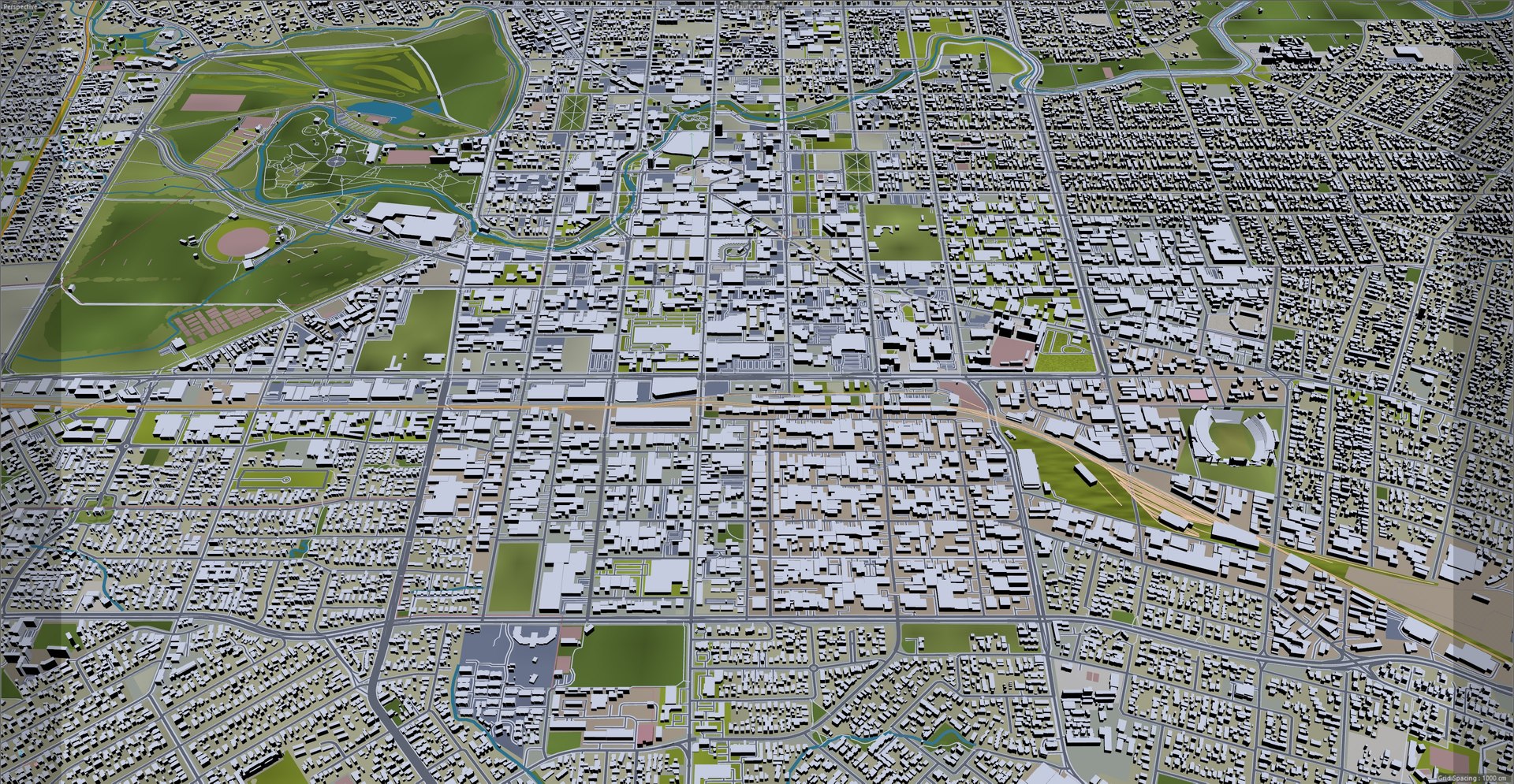 City area building model - TurboSquid 1546910