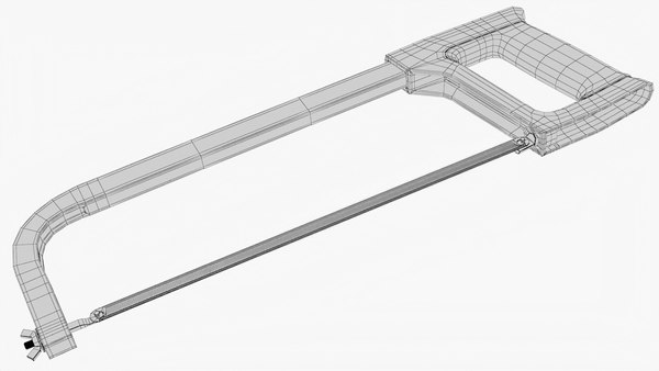 Hacksaw metal 01 f 3D model - TurboSquid 1884199