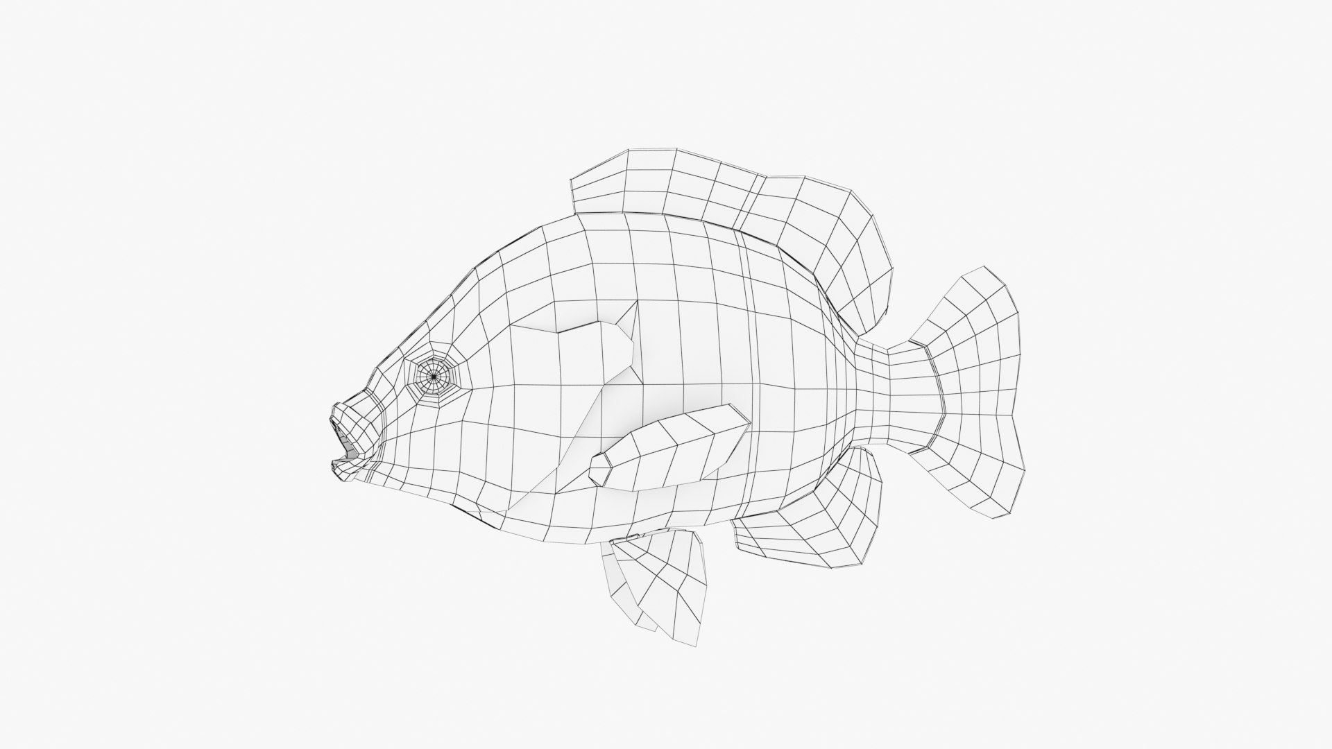 Green Sunfish 3D Model - TurboSquid 2074614