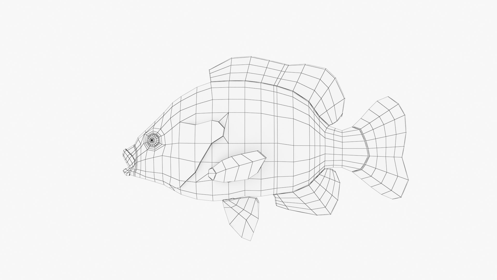 Green Sunfish 3D Model - TurboSquid 2074614