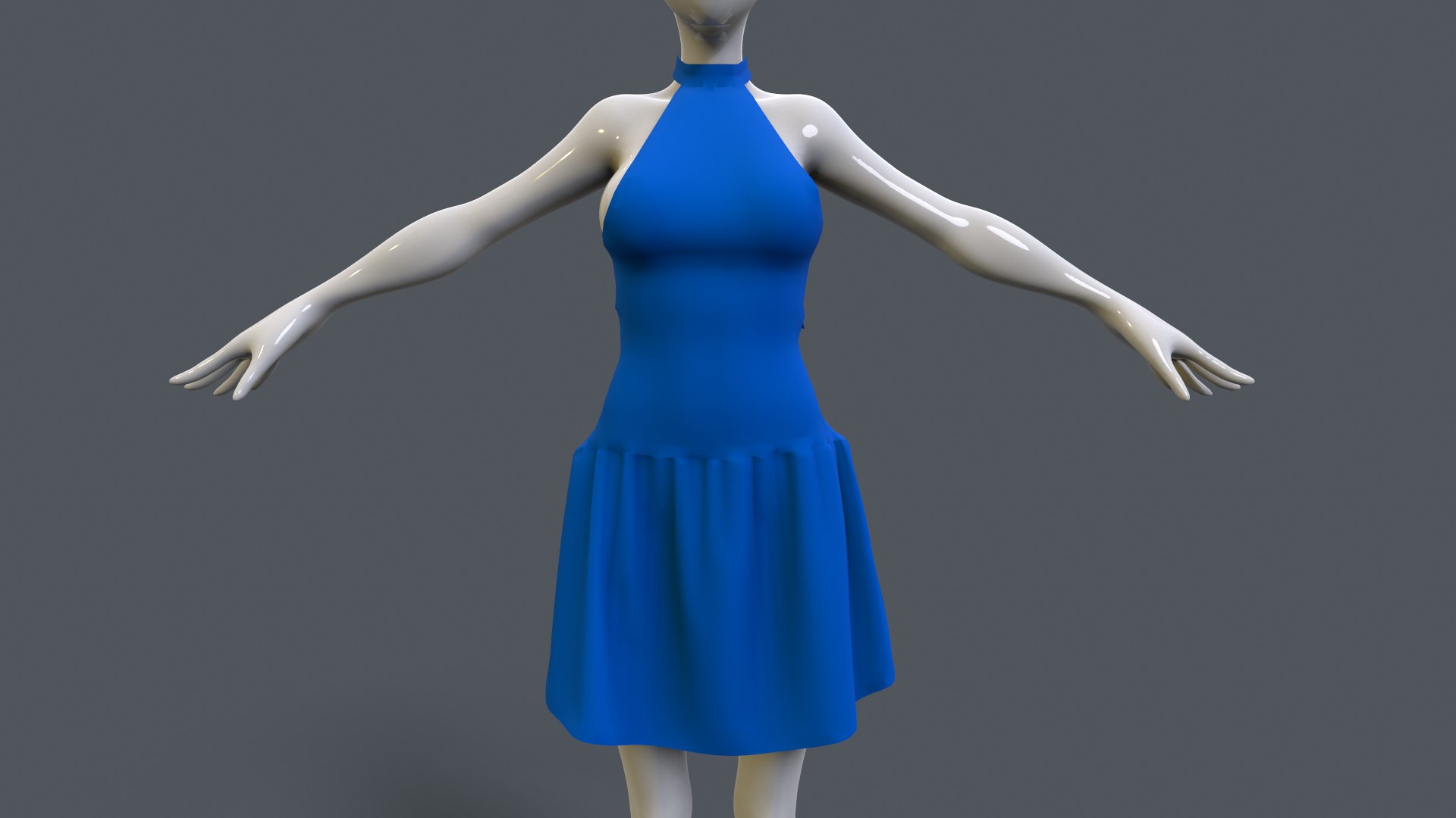 Woman Dresses 3D Model - TurboSquid 1688439