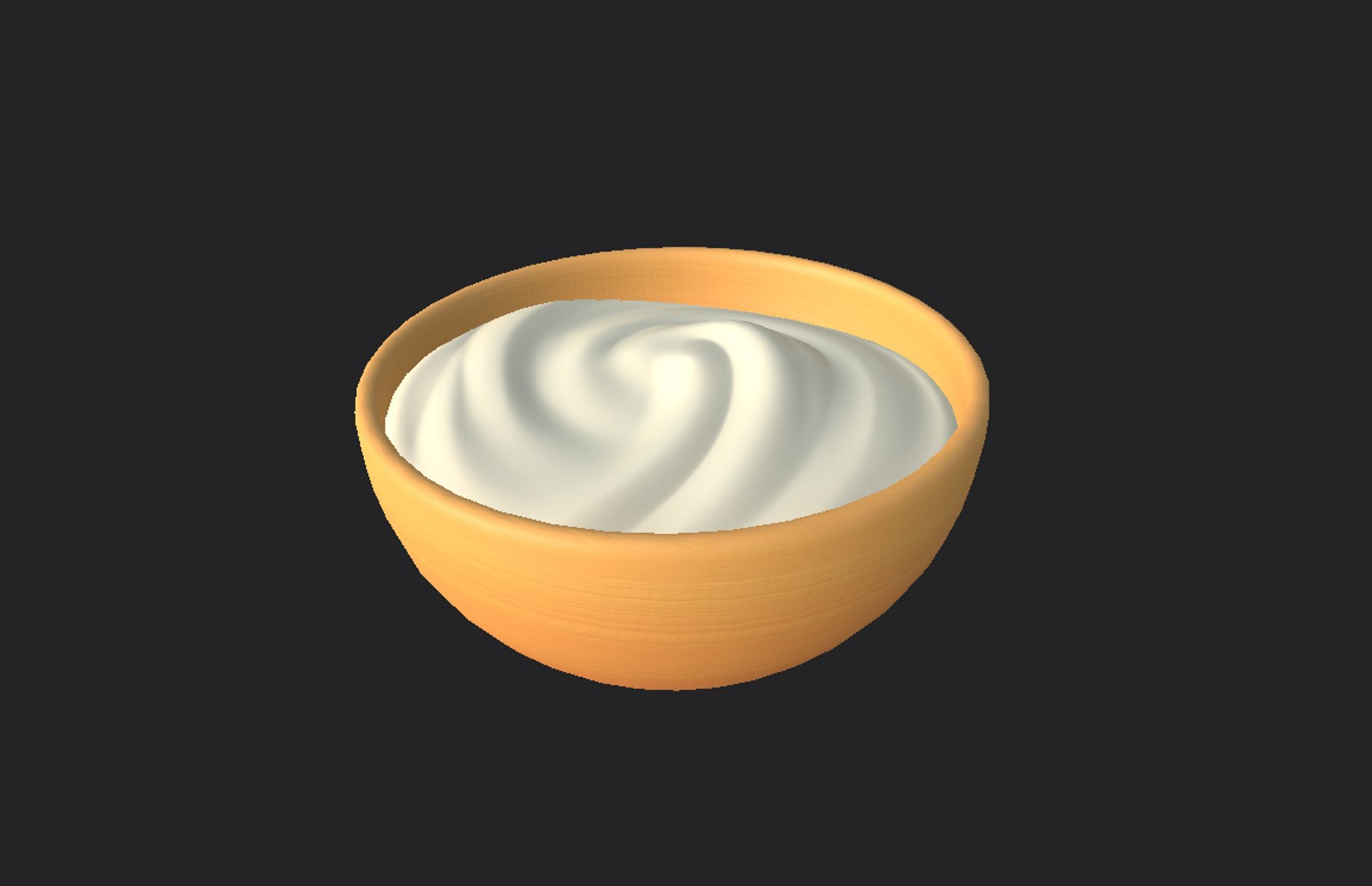 3D Model Yogurt Food Dairy - TurboSquid 1585998
