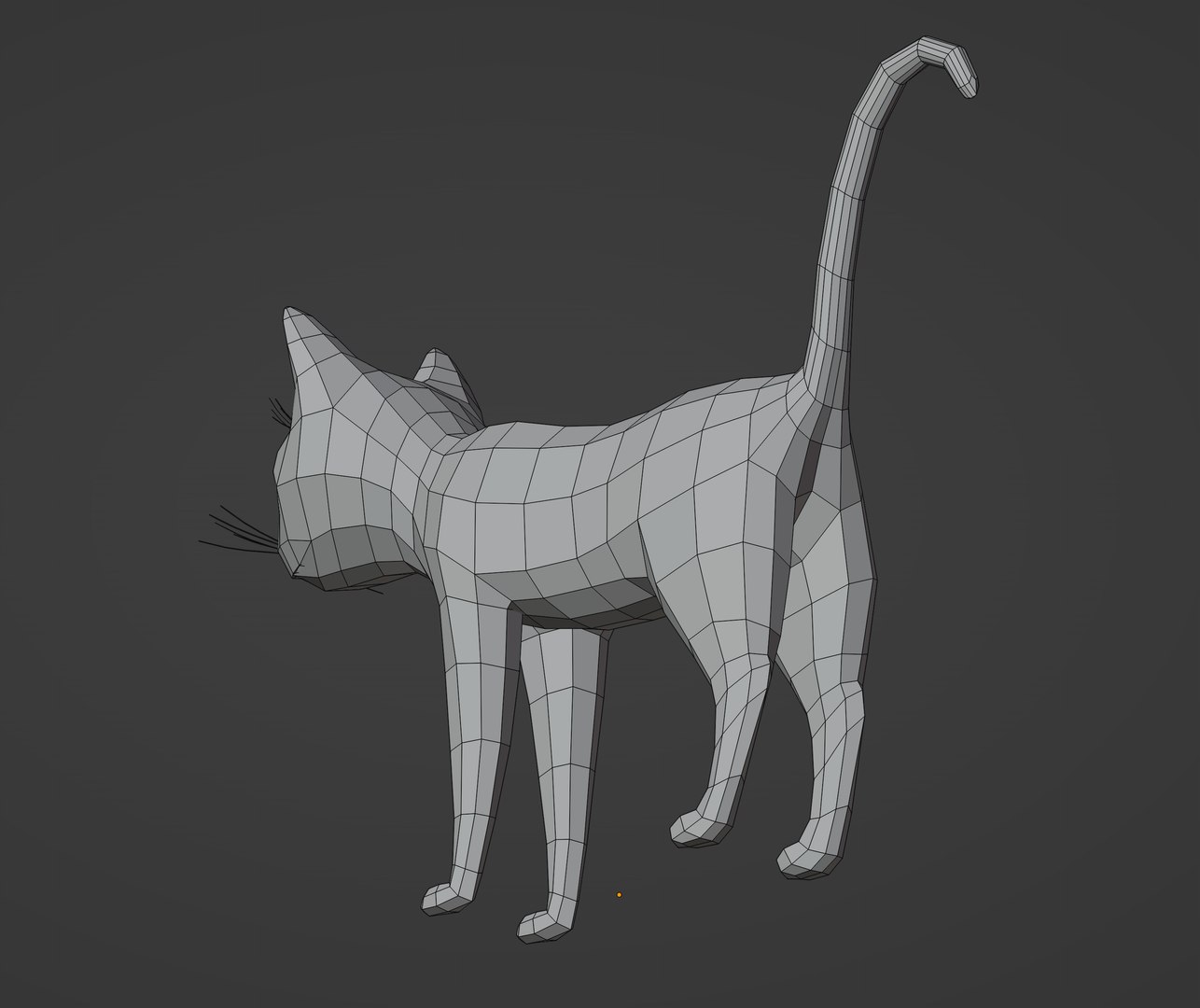 Low Poly Cat 3D - TurboSquid 2132260