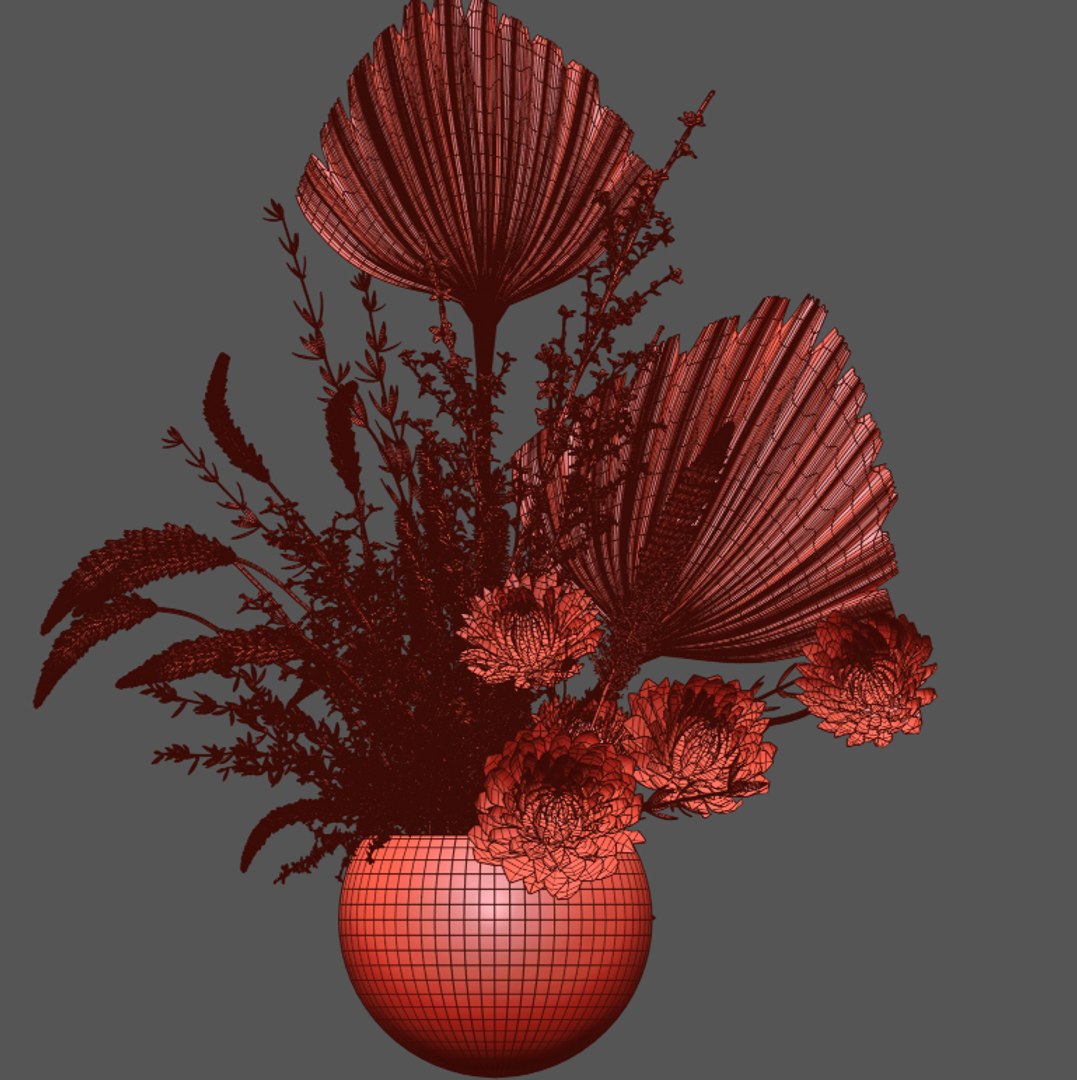 Dried Flower 3D Model - TurboSquid 1567855