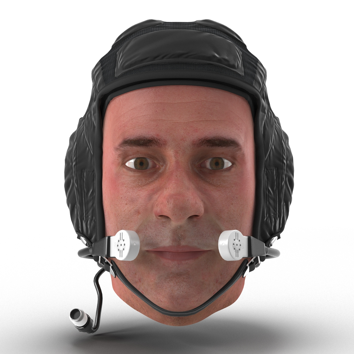 Pilot heads rigged 3D model - TurboSquid 1583216