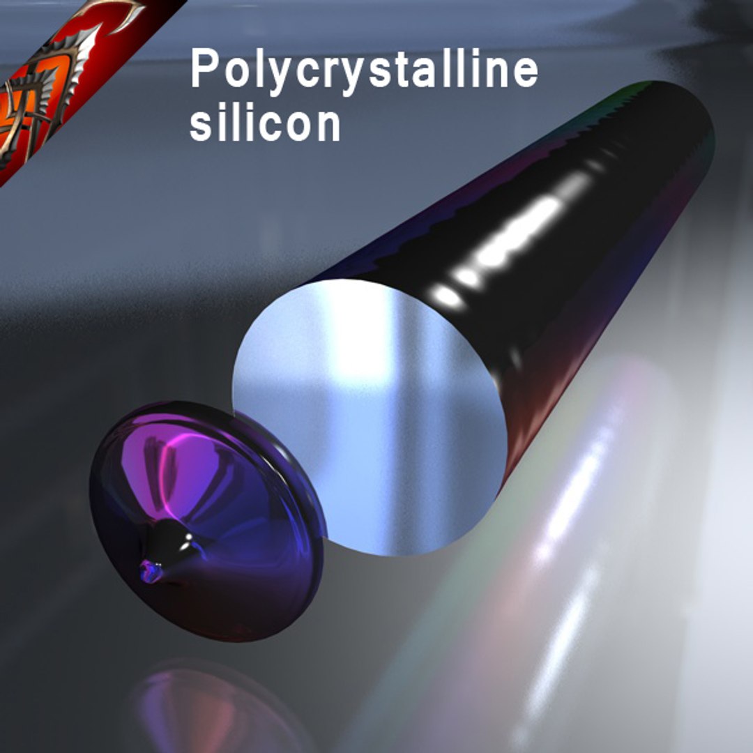 Cinema4d Polycrystalline Silicon Crystall