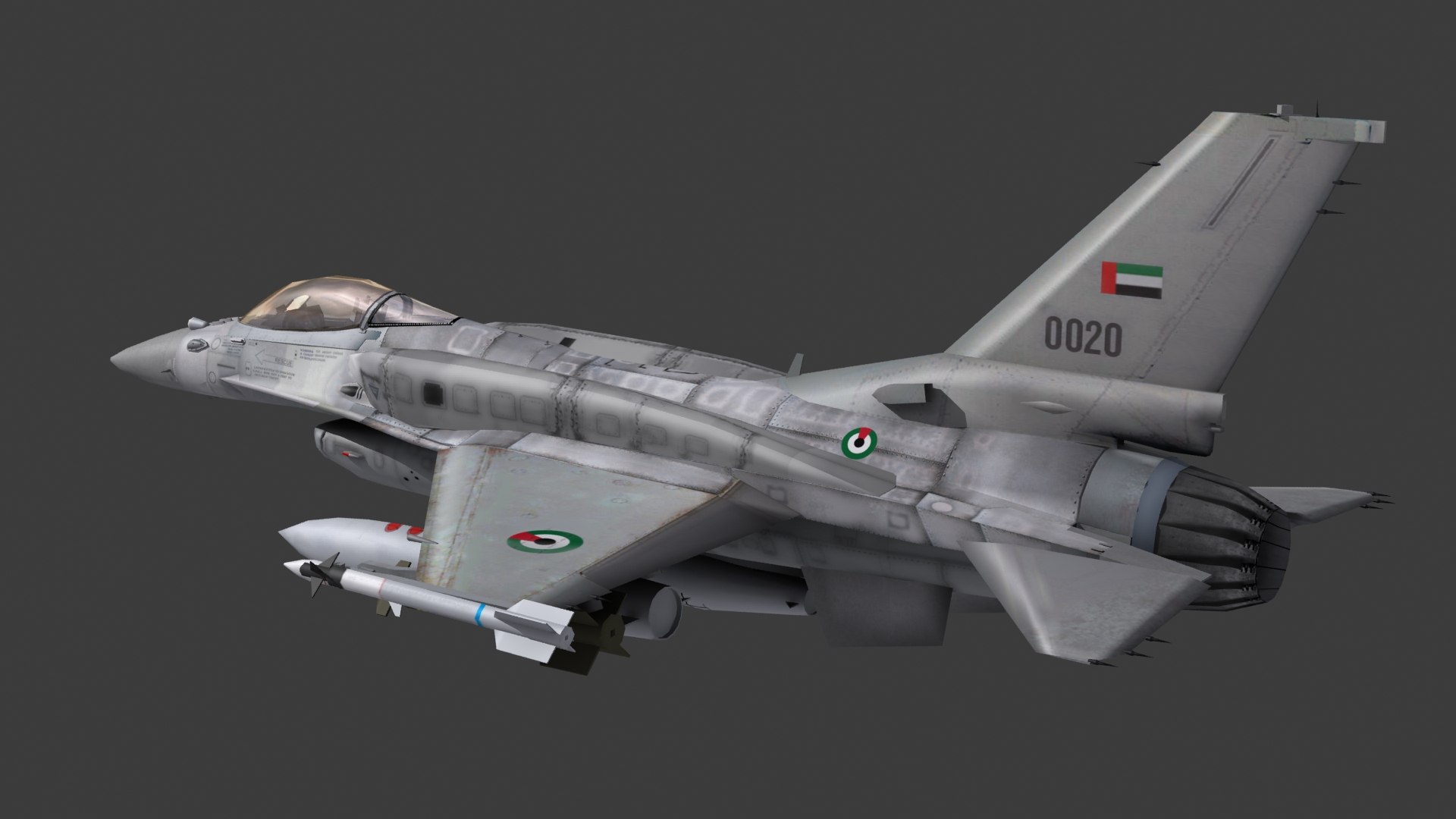 3d Model F-16e Games