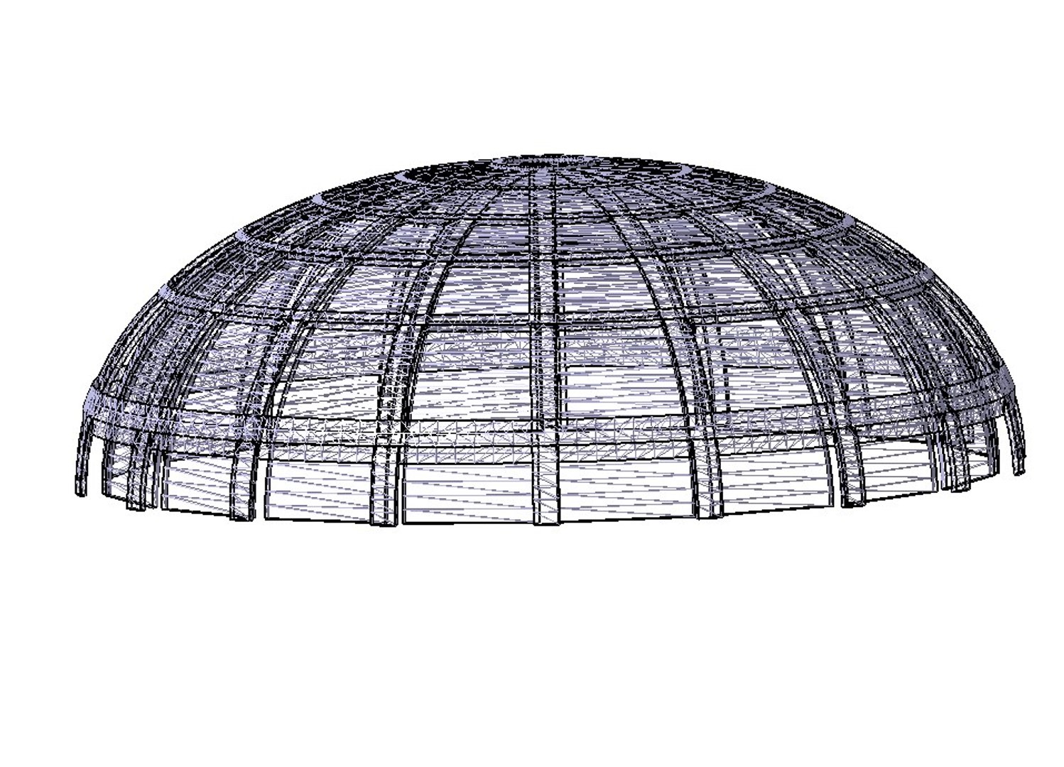 Dome Architectural Metal 3D Model - TurboSquid 1621050